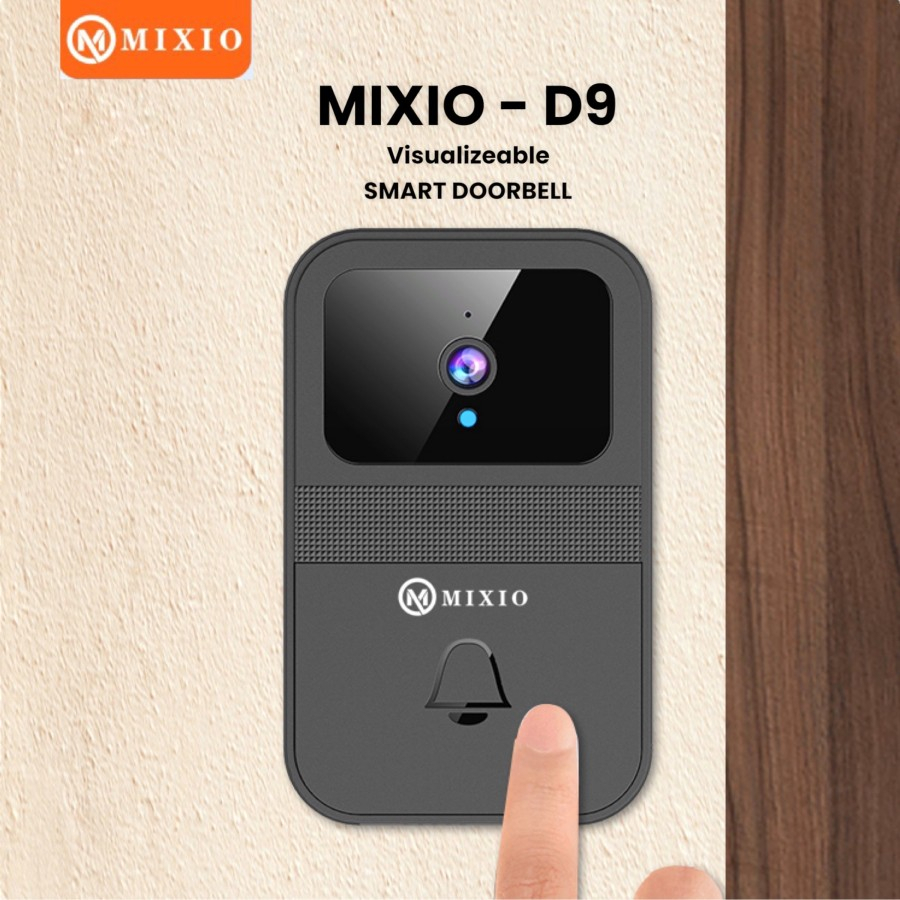 Jual MIXIO - Smart Home Wifi Video Doorbell D9 1080p Audio Bel Pintu ...