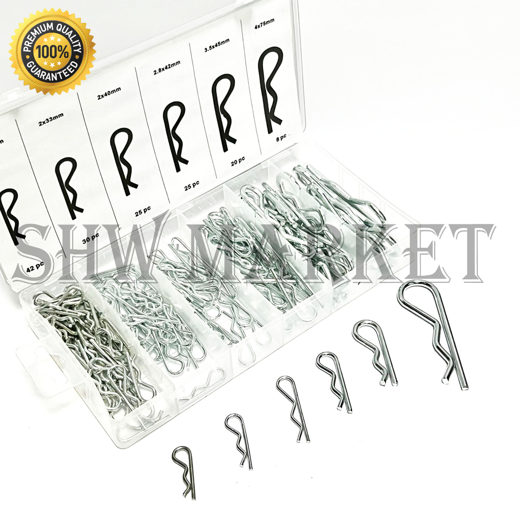 Jual R Pin Cotter Pin 150 Pcs Shackle Pin Camlock Pin Safety R - 615 ...