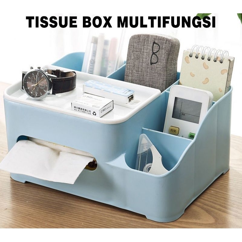 Jual dpr Kotak Tempat Tissue Tempat Penyimpanan Serbaguna Storage Box ...