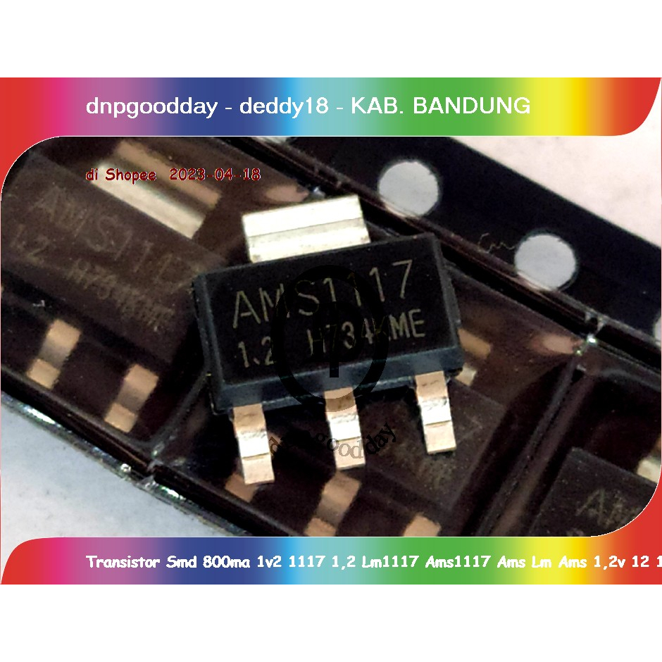 Jual Transistor Smd 800ma 1v2 1117 1,2 Lm1117 Ams1117 Ams Lm Ams 1,2v 12 1.2 | Shopee Indonesia