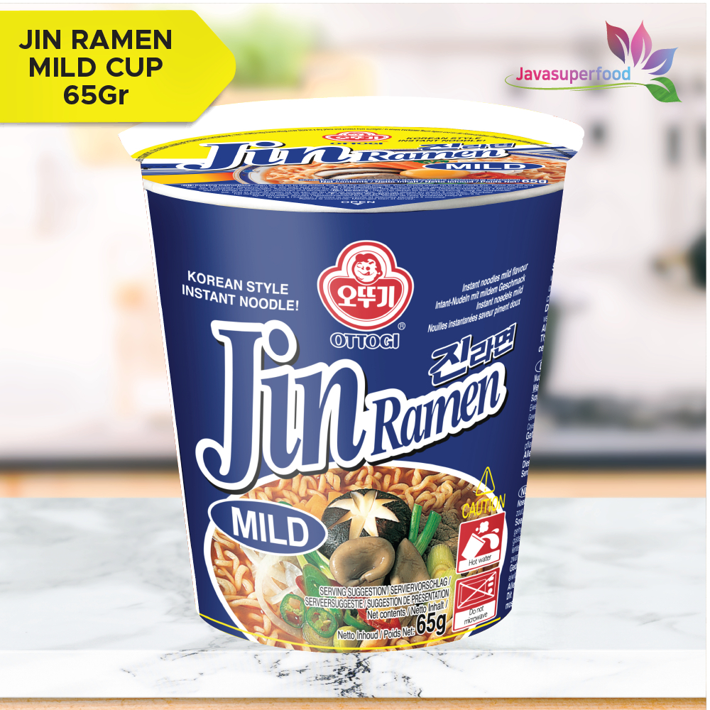 Jual Ottogi Jin Ramen Cup Ramen Jin Ramyun Mie Instan 65gr | Shopee ...
