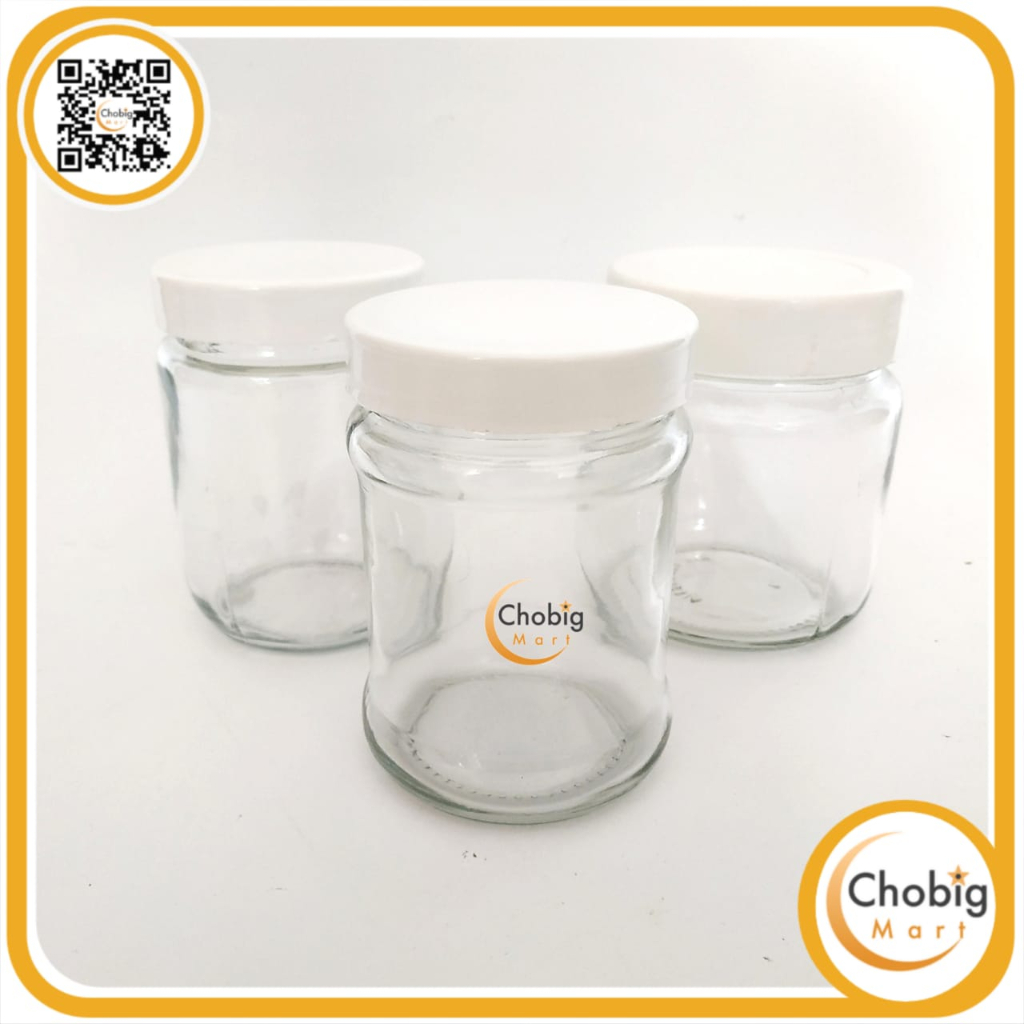 Jual CHOBIG Toples Kaca Jar Bumbu Wadah Pudding Tempat Dessert Beling ...