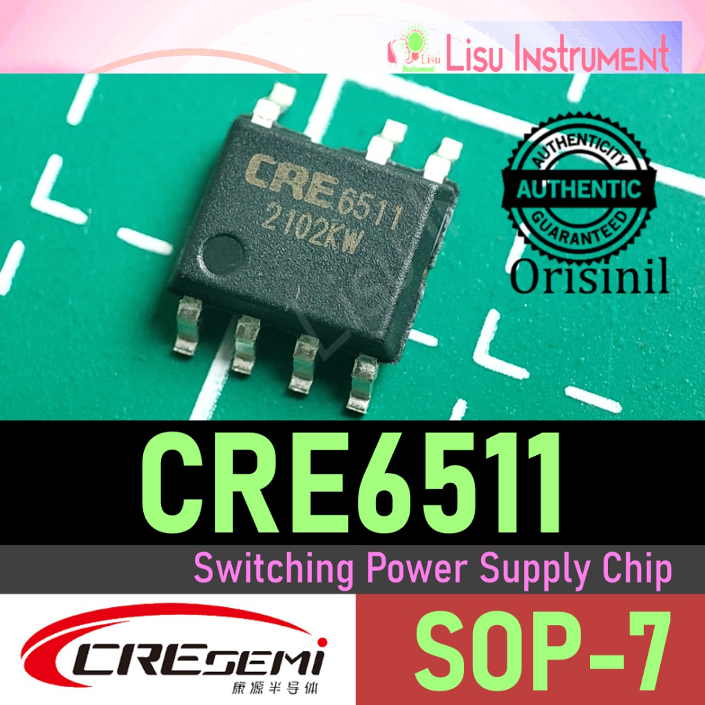Jual CRE6511 Switching Power Supply Chip SOP-7 Original CRE ...