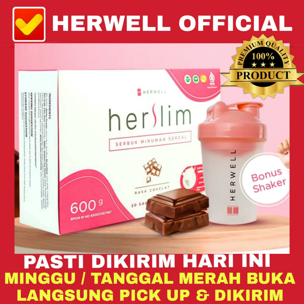 Jual HERSLIM HERWELL 1 Box The Ultimate Diet Formula Susu Kolostrum ...