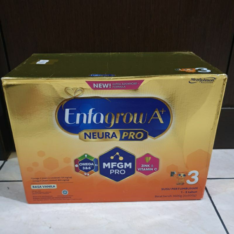 Jual Susu Enfagrow A+3 Vanila [3000gr/3600gr] | Shopee Indonesia