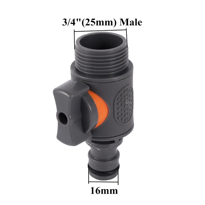 Jual Konektor Selang 3/4" Male External Thread Convert 16mm Quick ...