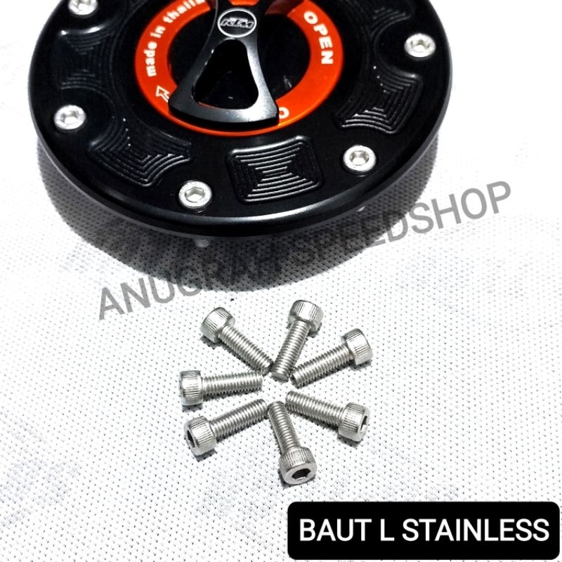 Jual [COD] BAUT L STAINLESS TUTUP TANGKI NINJA RR SS R SSR ZX150 BAUT L TUTUP TANGKI KTM PDK ...