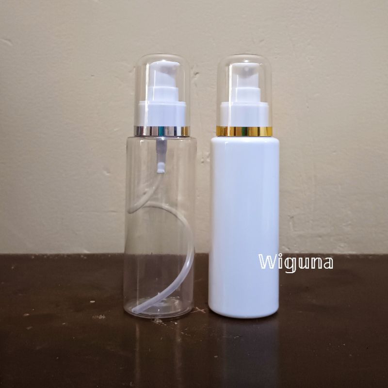 Jual Botol Pump Treatment 100ml Rf / Botol Rf 100ml Tutup Treatment pump Full Cover | Shopee ...