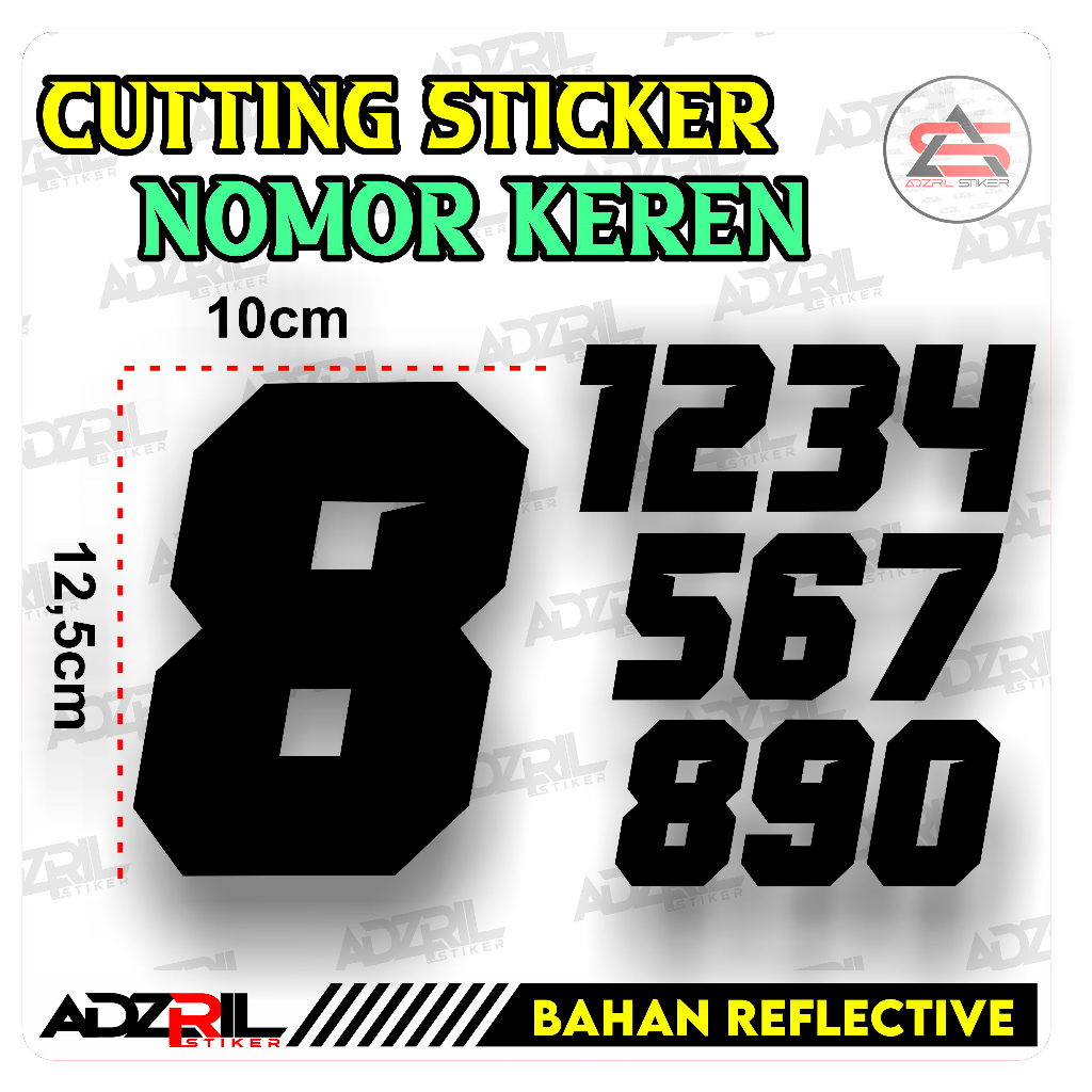 Jual STICKER CUTTING NOMOR ANGKA RACING KEREN / STIKER ANGKA / STIKER ... Jual STICKER CUTTING NOMOR ANGKA RACING KEREN / STIKER ANGKA / STIKER ...