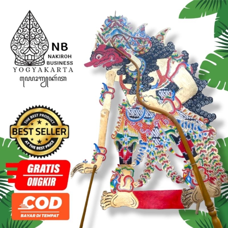 Jual NAKIROHBUSINESS Wayang kulit sapi asli RAHWANA/DOSOMUKO Wayang ...