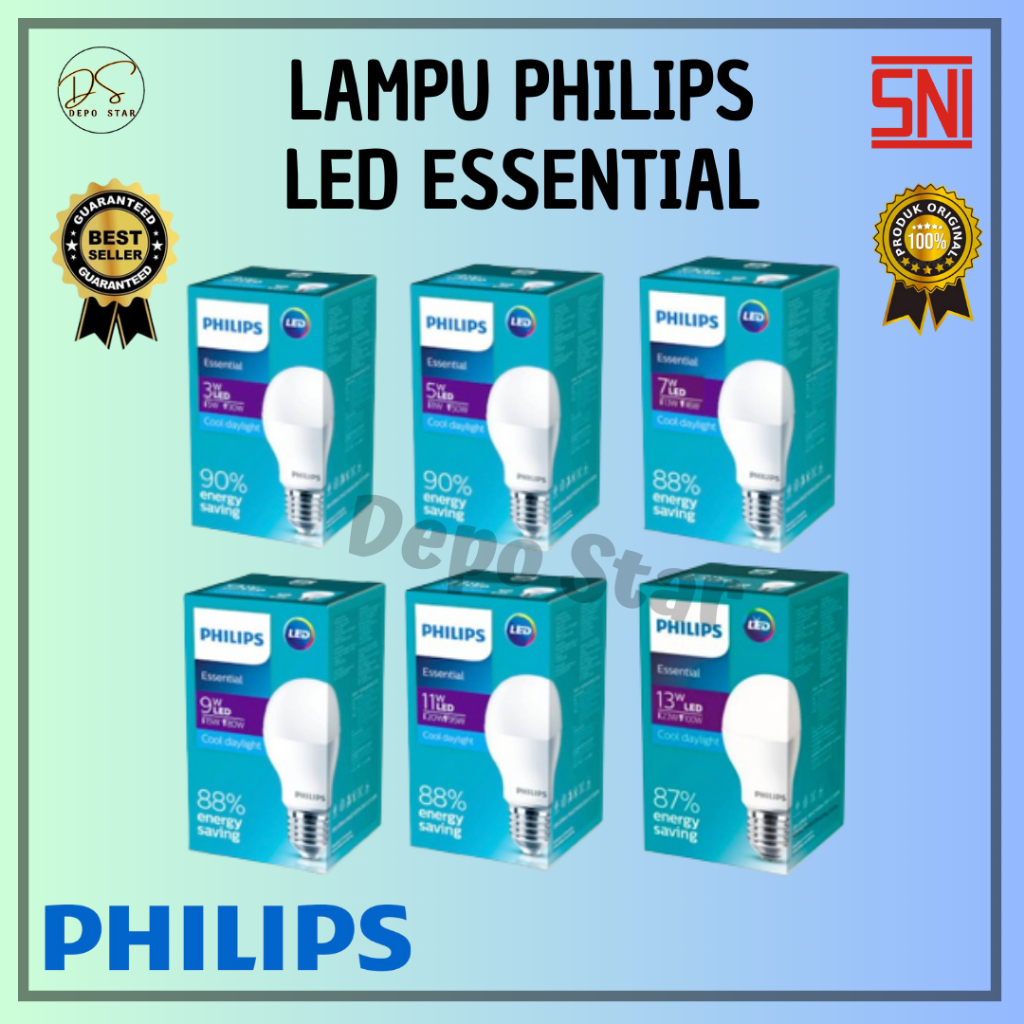 Jual Lampu LED Bulb Essential PHILIPS | Shopee Indonesia