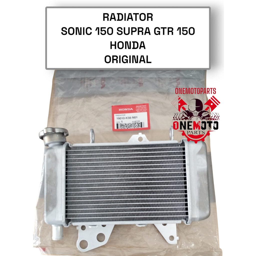 Jual RADIATOR SONIC 150 SUPRA GTR 150 HONDA 19010-K56-N01 ORIGINAL ...