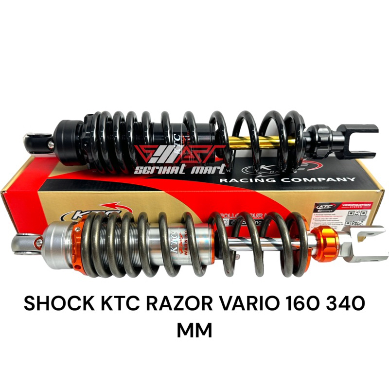 Jual SHOCK KTC RACING RAZOR PRO HONDA VARIO 160 CBS DAN ABS 340 MM ...