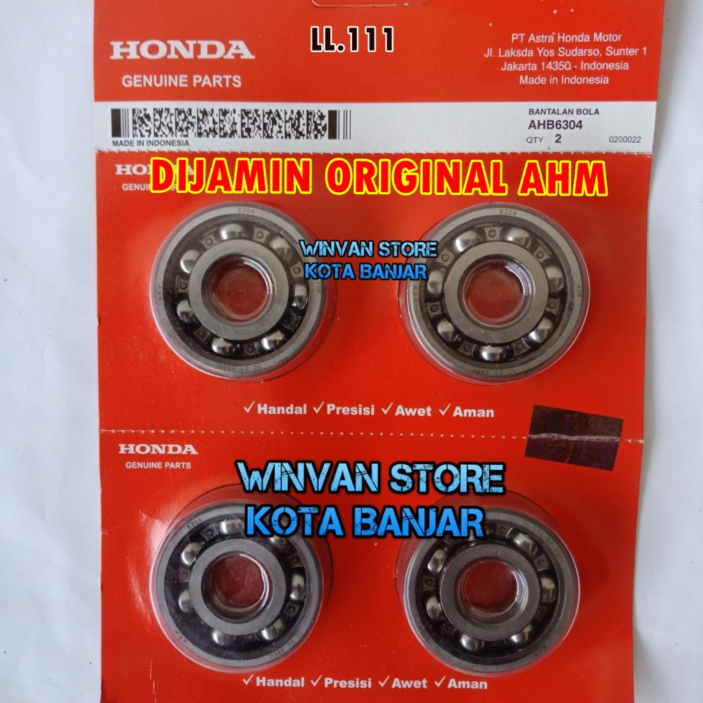 Jual Laher kruk as C70 C700 Super cup 700 C800 bearing krug as KIRI KANAN ORIGINAL AHM - 1 pcs ...