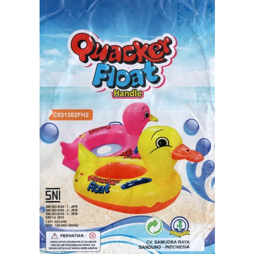 Jual 2HANDLE QUACKER FLOAT ban renang celana pelampung anak bayi BEBEK ...
