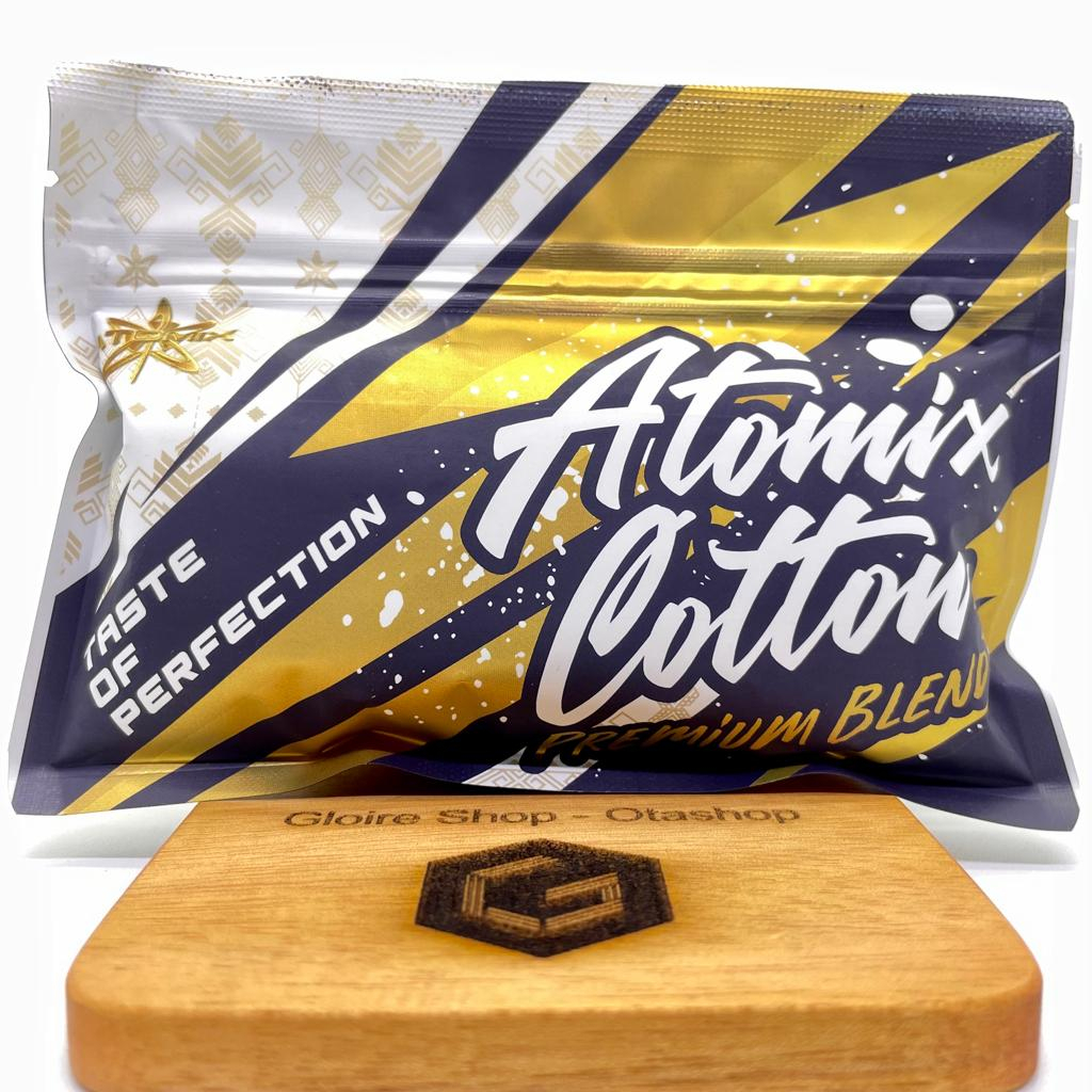 Jual Authentic Kapas Atomix Premium Blend V2 Organic Cotton White Gold ...