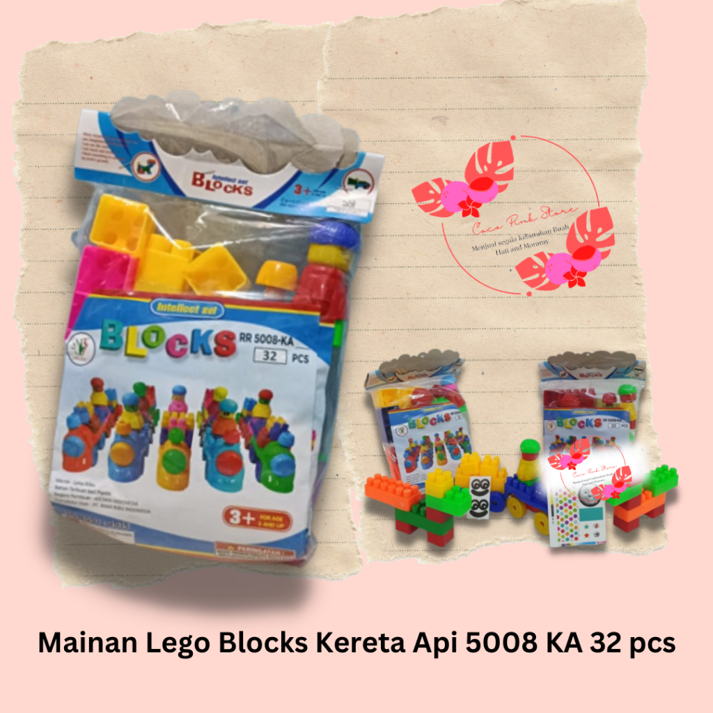 Jual Mainan LEGO Blocks 5008 Kereta Api Besar Isi 32 pcs | Shopee Indonesia