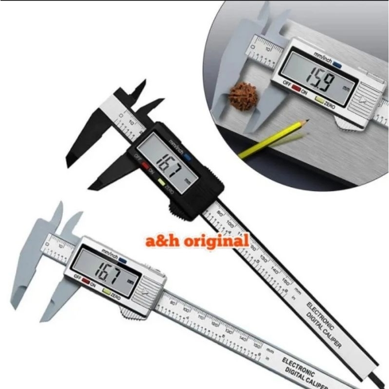 Jual Jangka Sorong Digital Sketmat Sigmat Vernier Caliper Murah Bagus | Shopee Indonesia