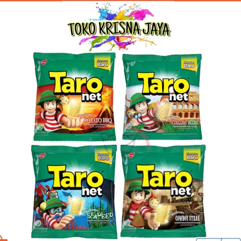 Jual TARO NET RASA POTATO BBQ | SEAWEED NETTO 2 PCS X 36 GR | Shopee ...