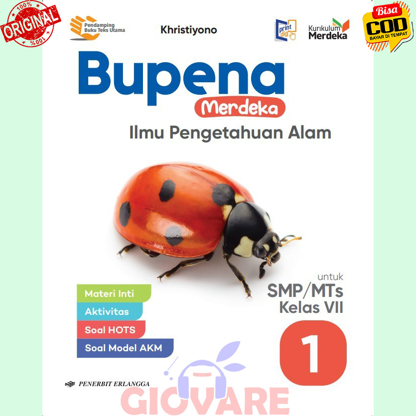 Jual BUKU BUPENA MERDEKA IPA KELAS 7 ERLANGGA | BUKU BUPENA IPA SMP/MTS ... Jual BUKU BUPENA MERDEKA IPA KELAS 7 ERLANGGA | BUKU BUPENA IPA SMP/MTS ...
