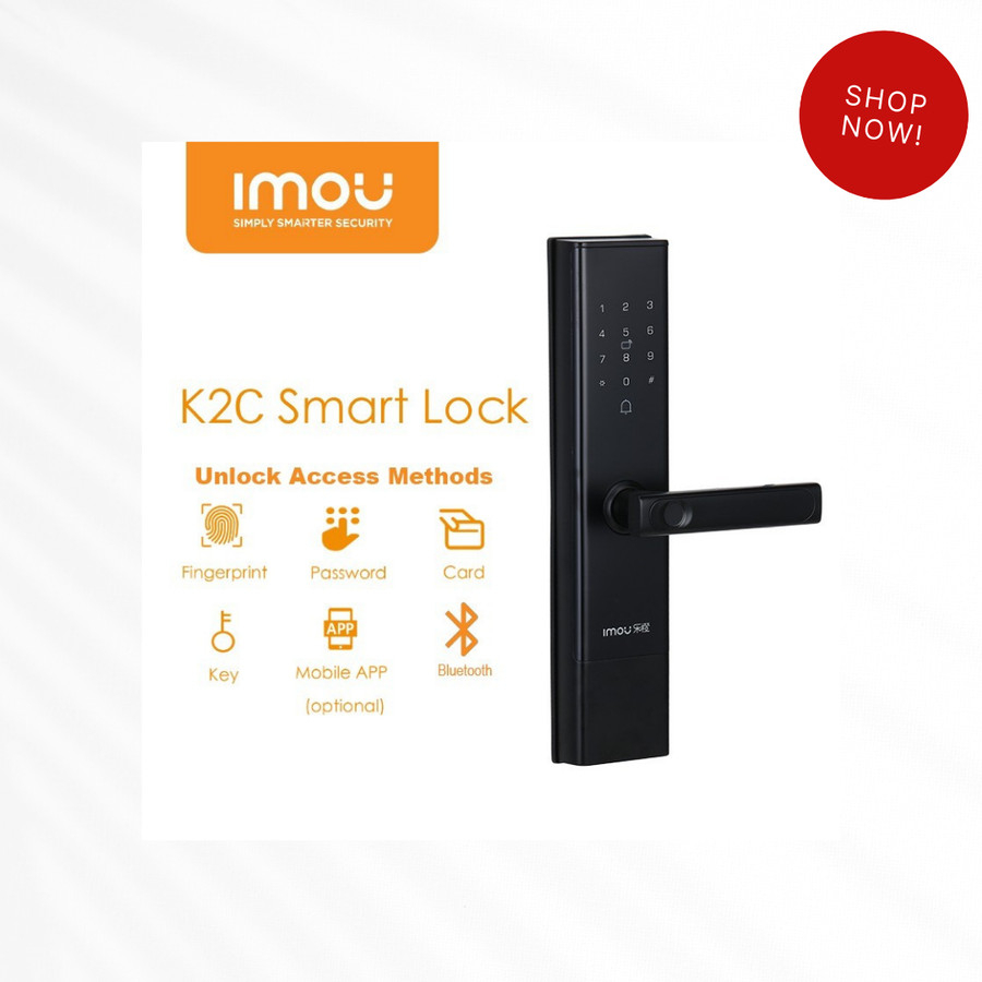 Jual IMOU SMART DOOR LOCK K2C-H(W)-B | Shopee Indonesia