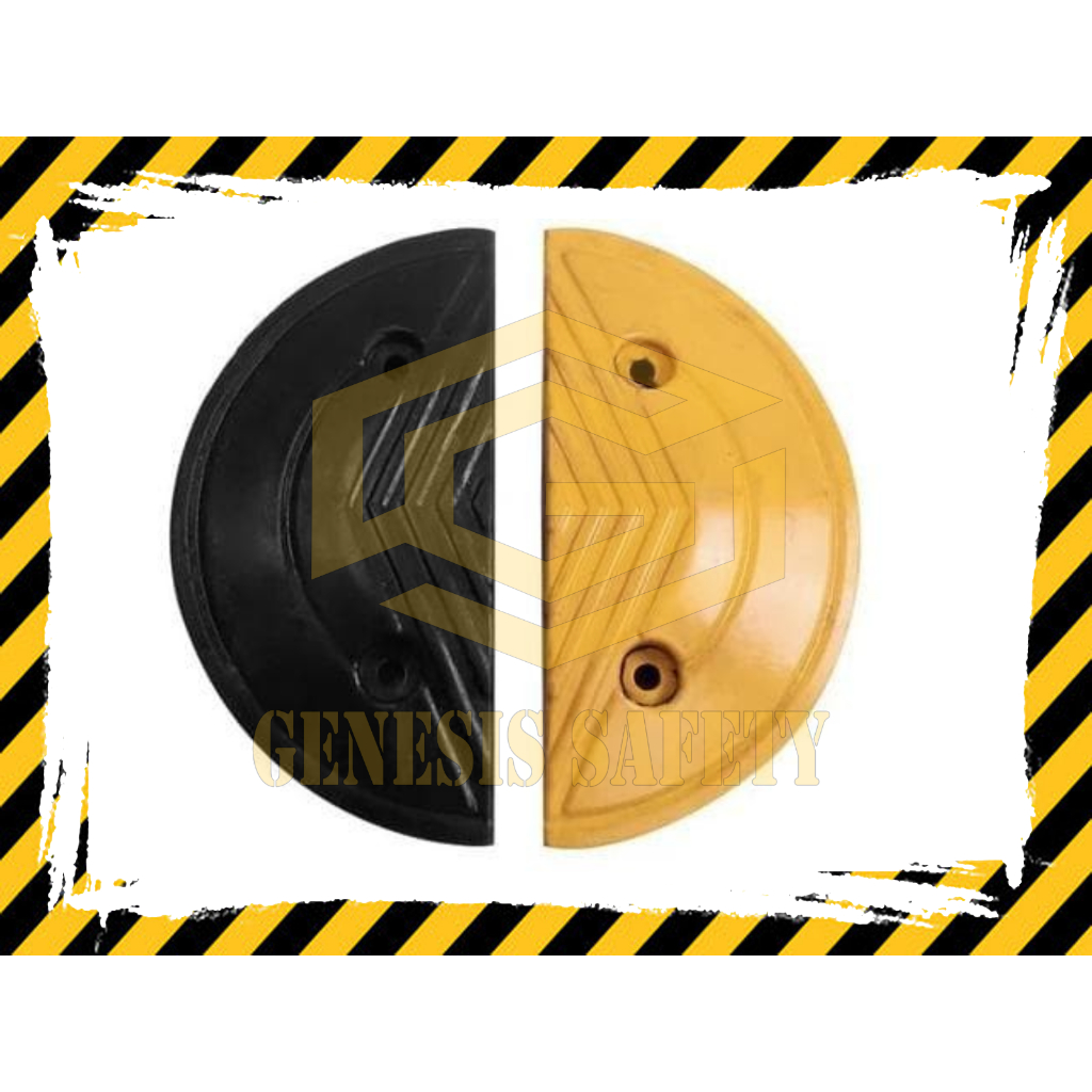 Jual SPEED BUMP END CAP/ END CAP POLISI TIDUR 1SET KUNING HITAM ...