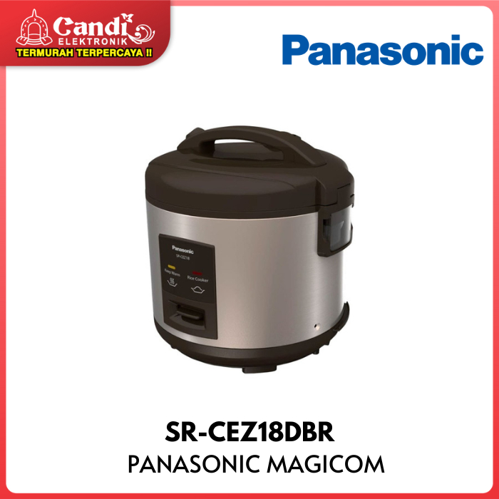 Jual PANASONIC Rice Cooker Kapasitas 1,8 Liter SR-CEZ18DBR | Shopee ...