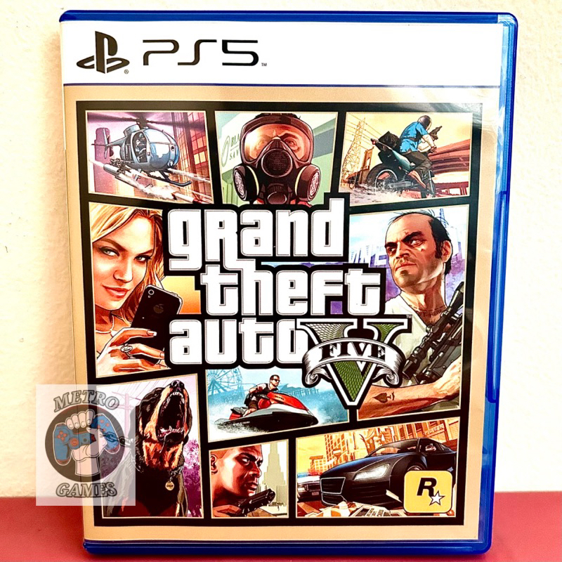 Jual PS5 Kaset GTA V Grand Theft Auto GTA 5 PS 5 Playstation 5 CD BD Game Games Gta Five Lima ...