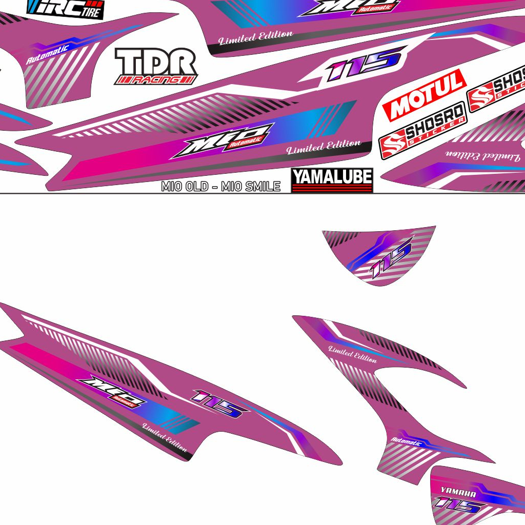 Jual STIKER MIO OLD STRIPING VARIASI BUAT ALL MOTOR MIO SMILE STIKER ...