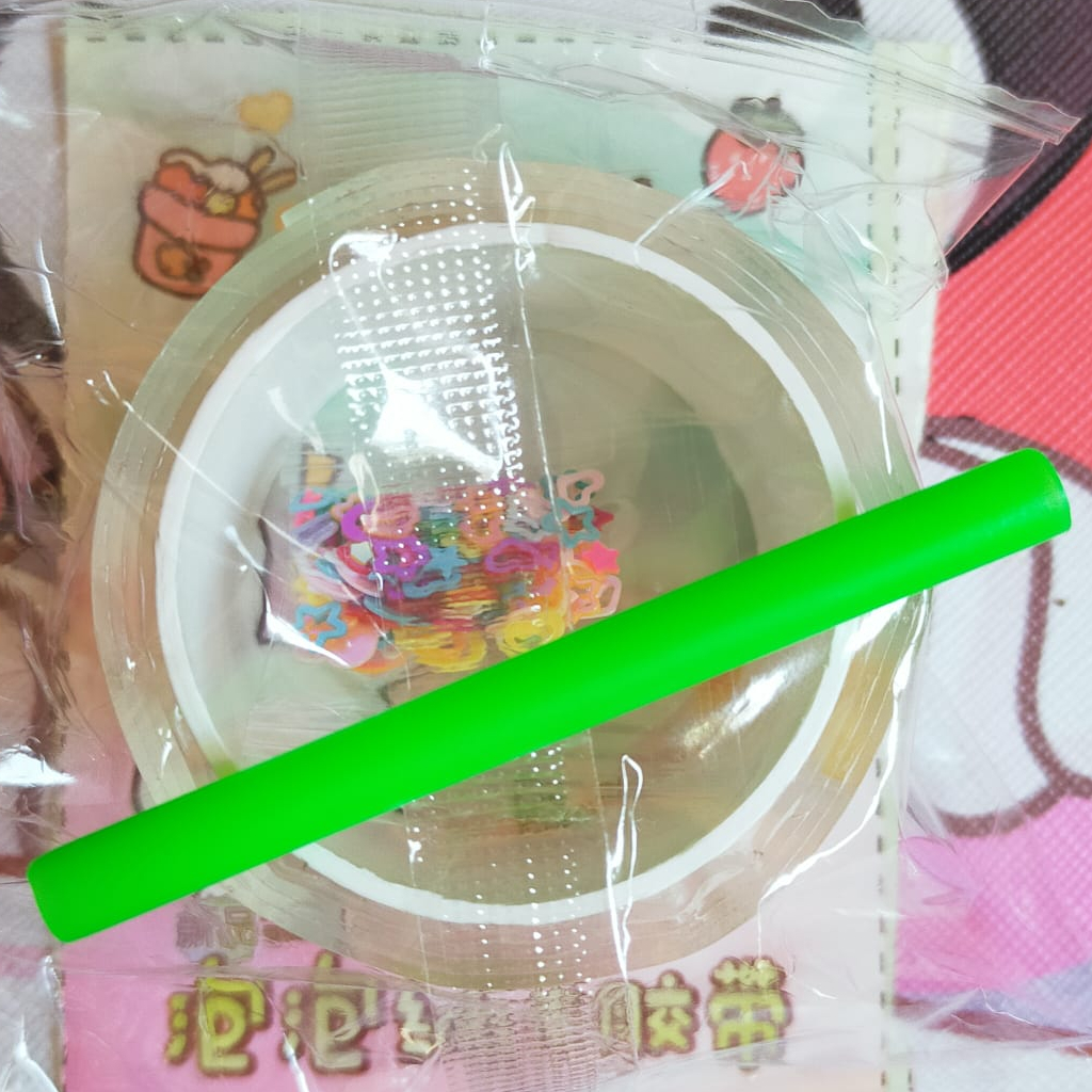 Jual Mainan Anak DIY Nano Tape Blow Bubble - Nano Paste Balon Tiup ...