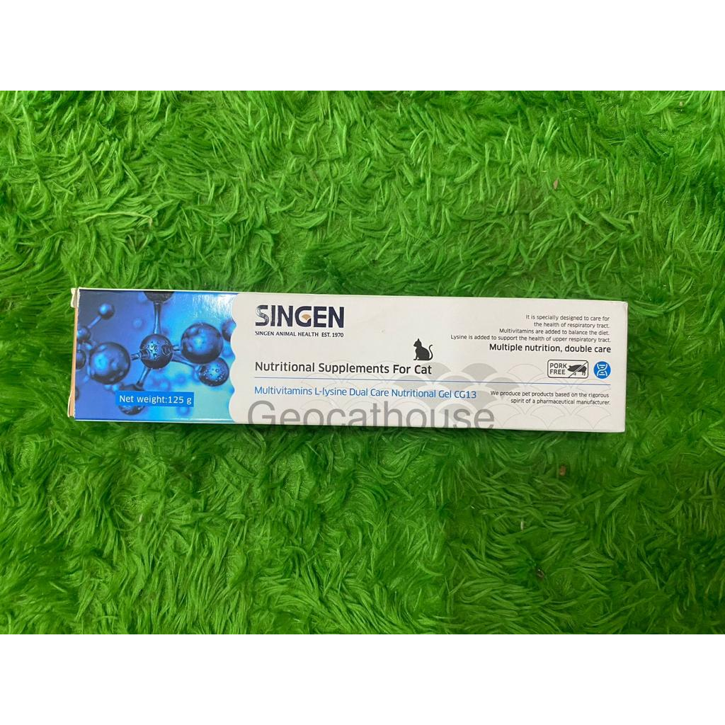Jual SINGEN VET CAT MULTIVITAMIN Lysine Nutri Gel 125gr Multivitamin ...