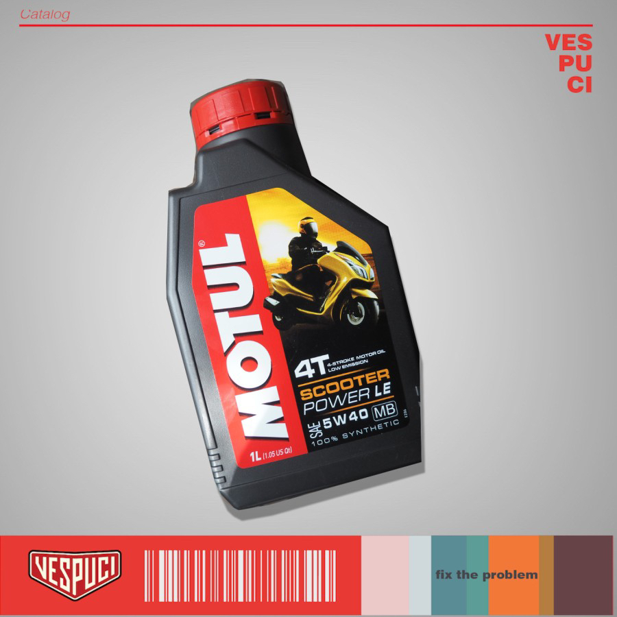Jual Oli Mesin Motul Scooter Power Matic LE SAE 5W40 Kemasan 1 Liter ...