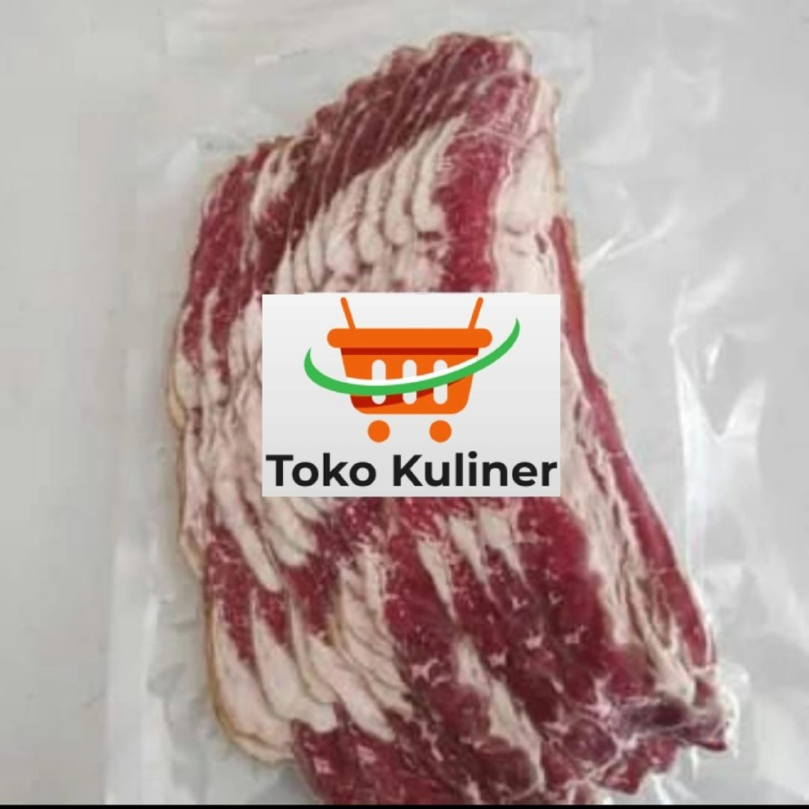 Jual Daging Sapi US Beef Slice Smoked / US Brisket Smoked 500gr ...