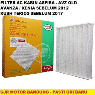 Jual Filter Cabin AC Mobil Avanza Xenia Rush Terios Old BZ130 ASPIRA ...