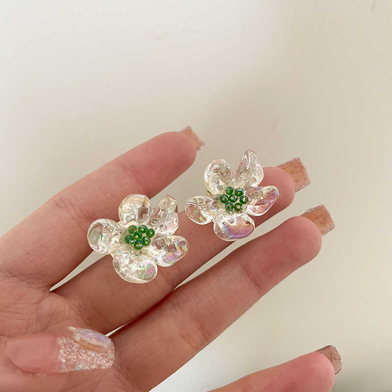 Jual 1 Pasang Anting Tusuk Motif Bunga Gaya Korea untuk Wanita / Anting ...