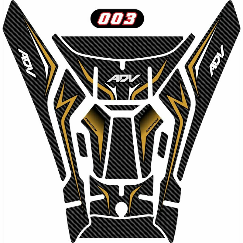 Jual Sid pad / tankpad Stiker timbul ADV 150 Sticker atas tangki ADV ...