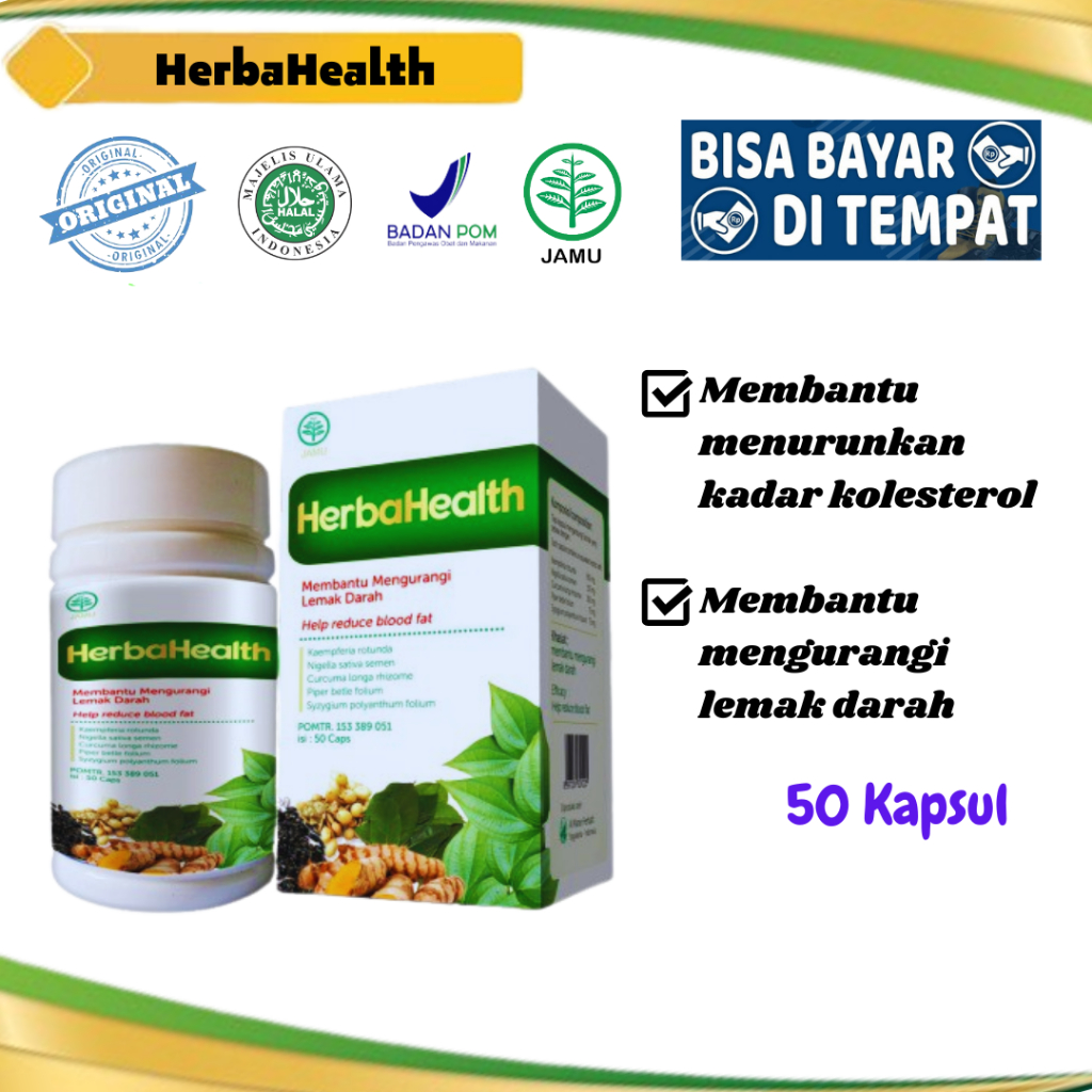 Jual Herbal Obat-obatan Tradisional - herbahealth 50 Kapsul - Membantu ...