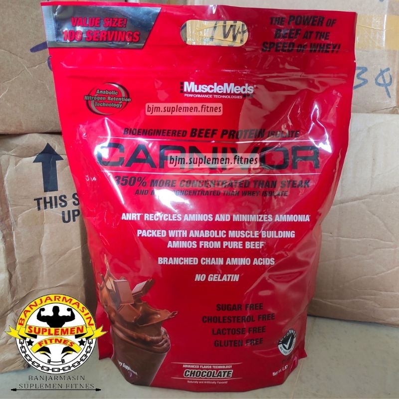 Jual MUSCLEMEDS MM CARNIVOR 8 LB LBS 8LB 8LBS WHEY BEEF ISOLATE PROTEIN ...