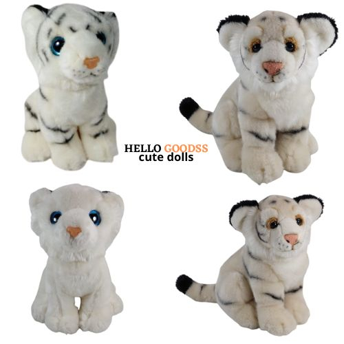 Jual BONEKA TIGER PUTIH SINGA PUTIH CUTE SOFT FLUFFY - Ukuran M Tinggi ...