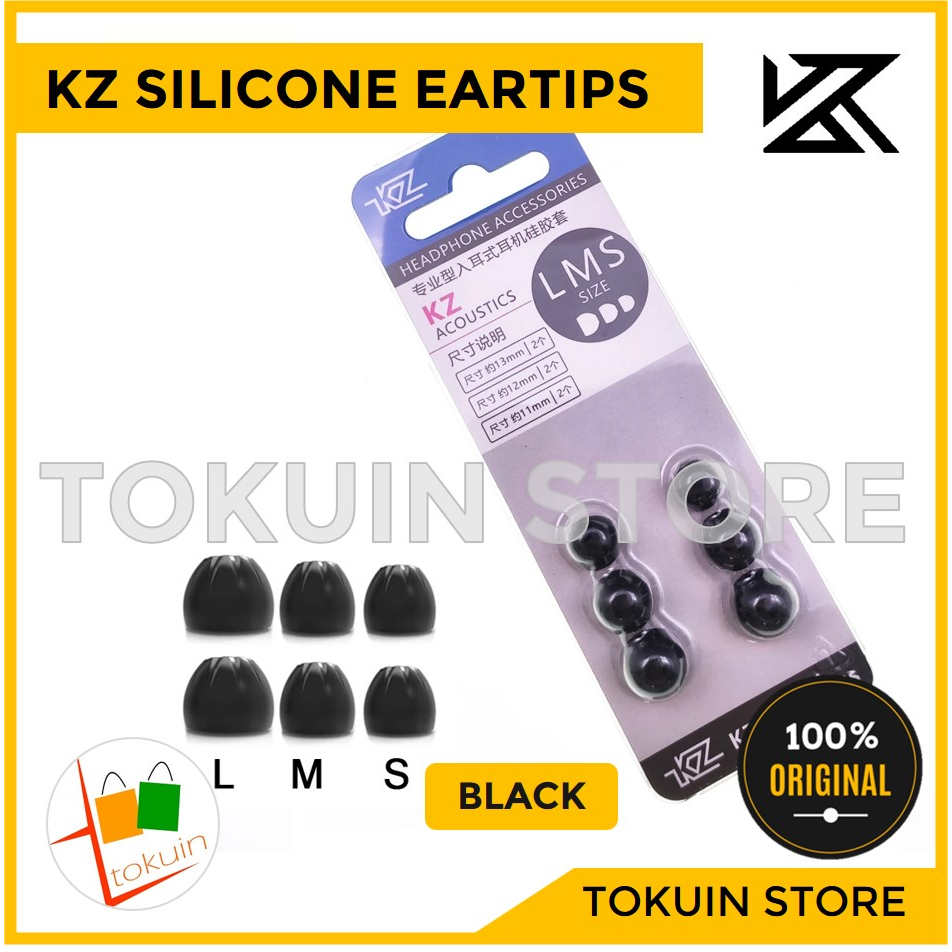 Jual KZ Silicone Eartips Silikon Karet In Ear IEM Earphone Headset TWS ...
