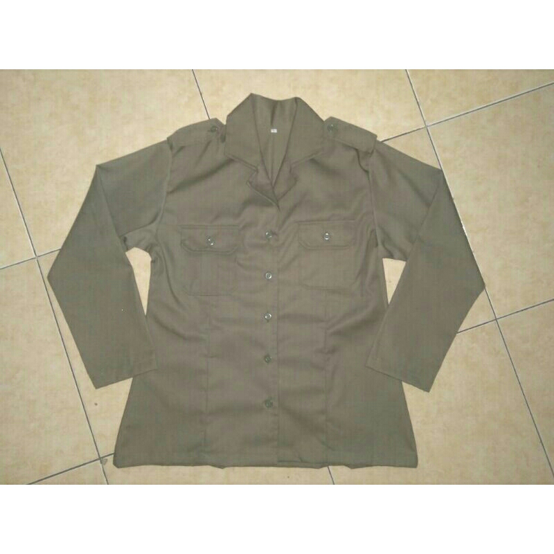 Jual SERAGAM PDH SATPOL PP BUAT WANITA bahan high twist | Shopee Indonesia