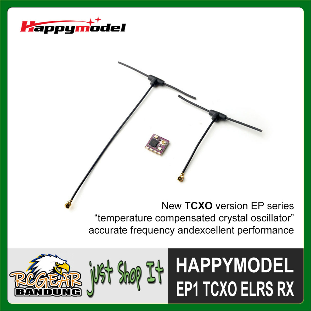 Jual Happymodel 2.4G ExpressLRS ELRS EP1 TCXO Long Range RC Receiver ...