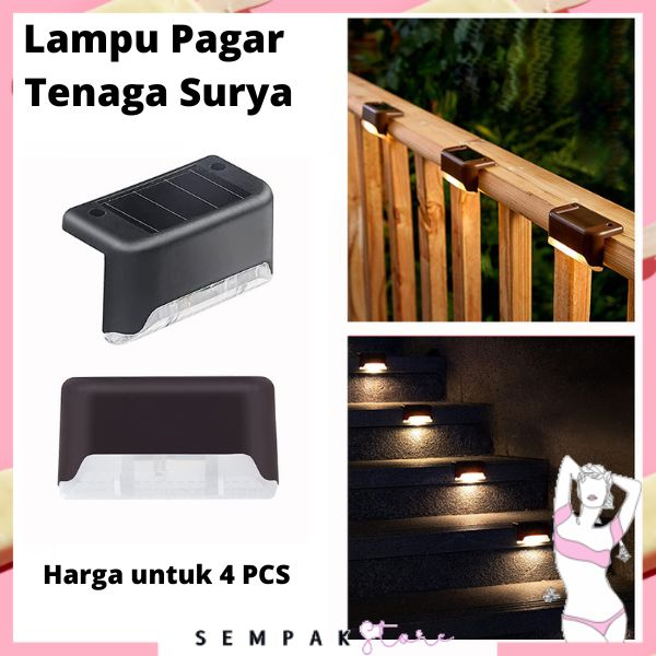 Jual SS Lampu Led Tangga Tenaga Surya Lampu Solar Outdoor Lampu Pagar Led Light Waterproof Panel ...