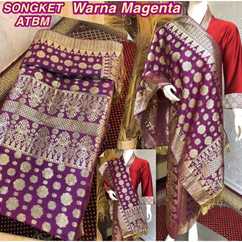 Jual REAL PICT!!! Songket Palembang Tenun ATBM (Alat Tenun Bukan Mesin ...