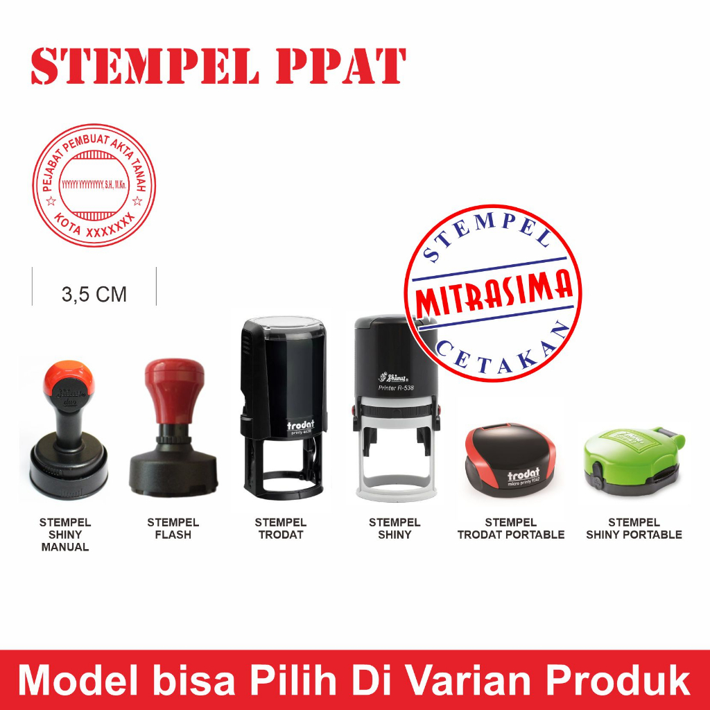 Jual Stempel Untuk PPAT | Shopee Indonesia