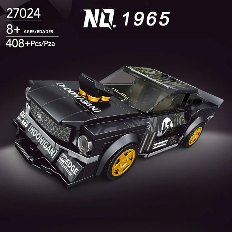Jual MOULD KING 27024 Speed Champions 1965 Mustang Racers Car With 408 ...
