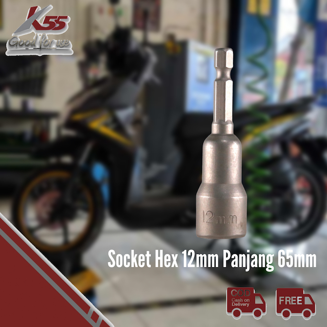 Jual Mata Socket Bor Roofing 6x65mm MAGNETIC NUT SETTER satuan | Shopee ...