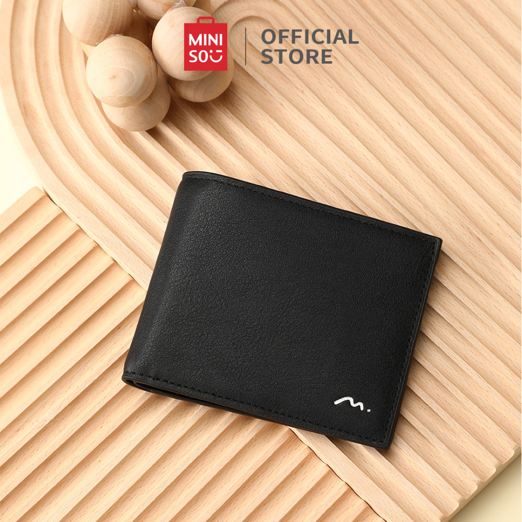 Jual MINISO Dompet Pria Men's Wallet Dompet Short Wallet Bifold Pendek ...