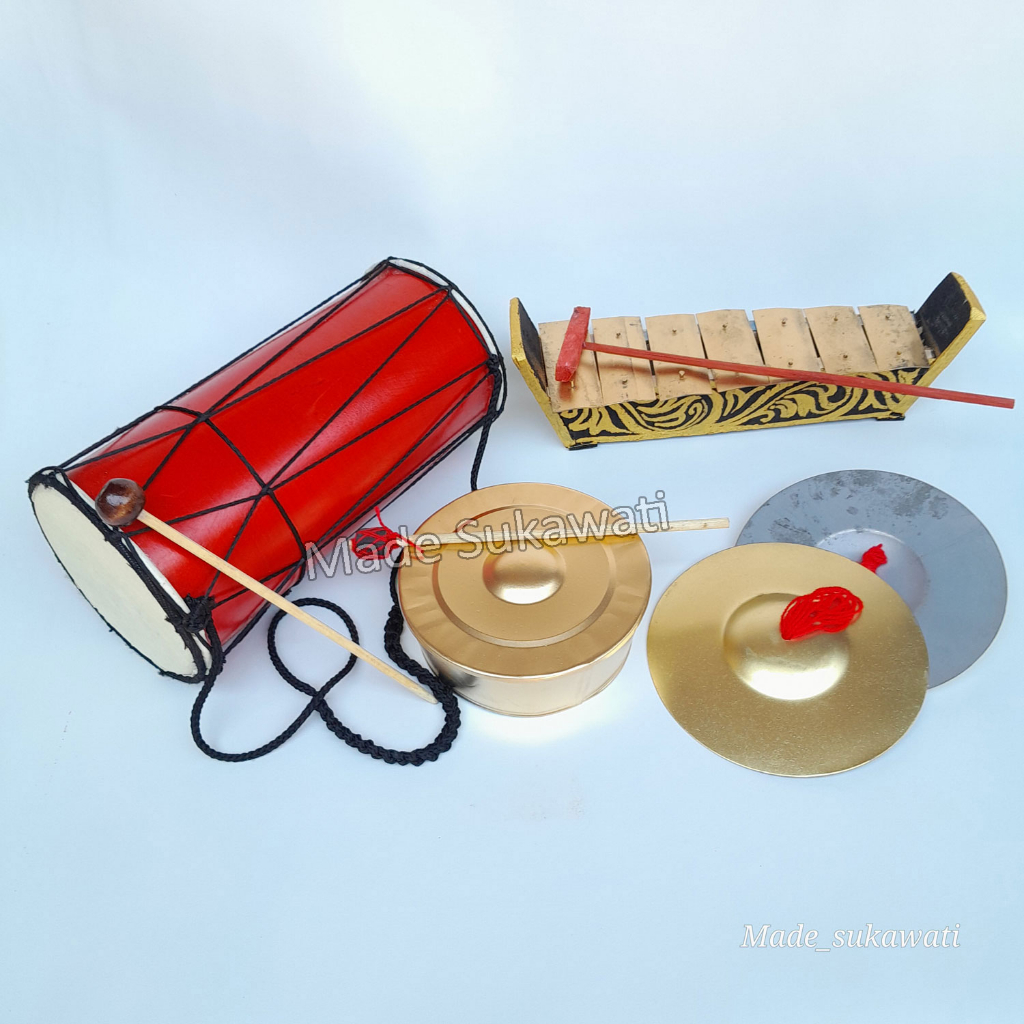 Jual Paket Gamelan Gong Cengceng Kendang alat musik mainan edukasi khas ...