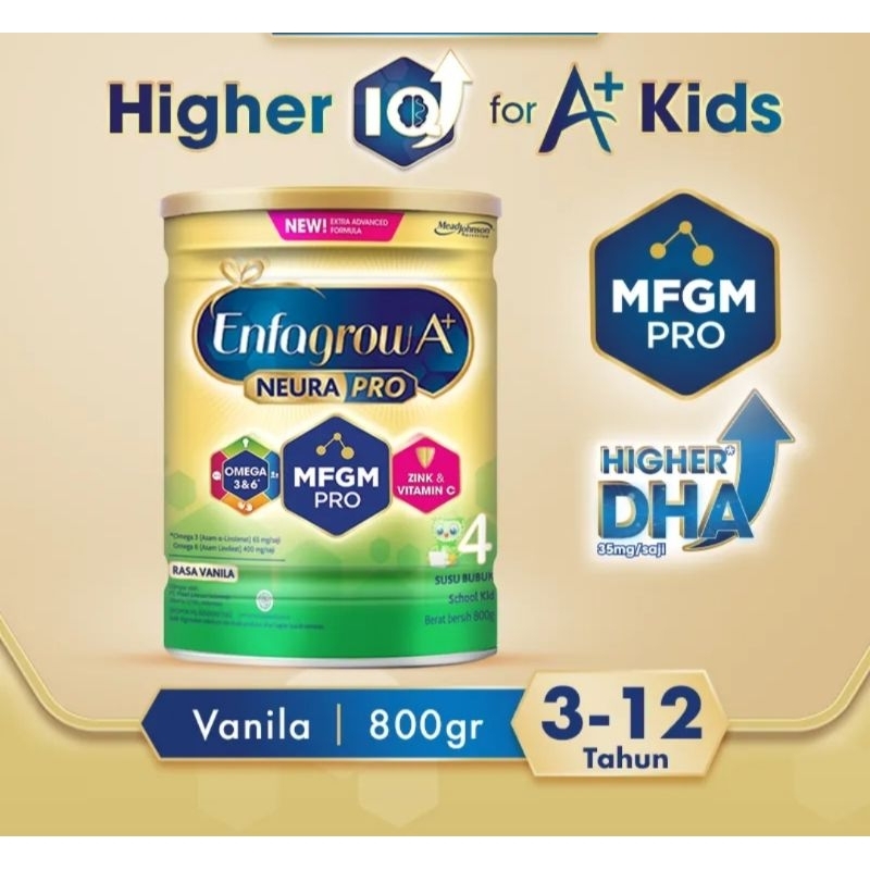Jual Susu bubuk Enfagrow 4 utk usia 3-12 tahun uk 800 gr | Shopee Indonesia